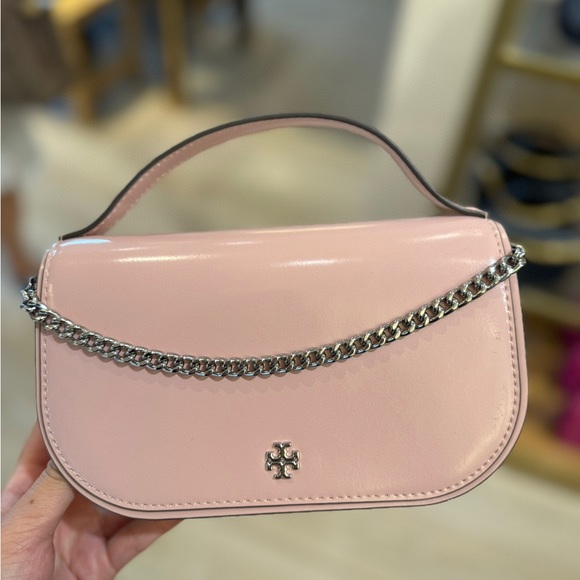 Tory Burch | Bags | Tory Burch Pink Crossbody Bag | Poshmark